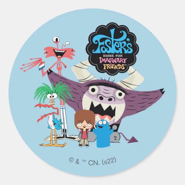 Foster's Home for Imaginary Friends | Welcome Classic Round Sticker ...