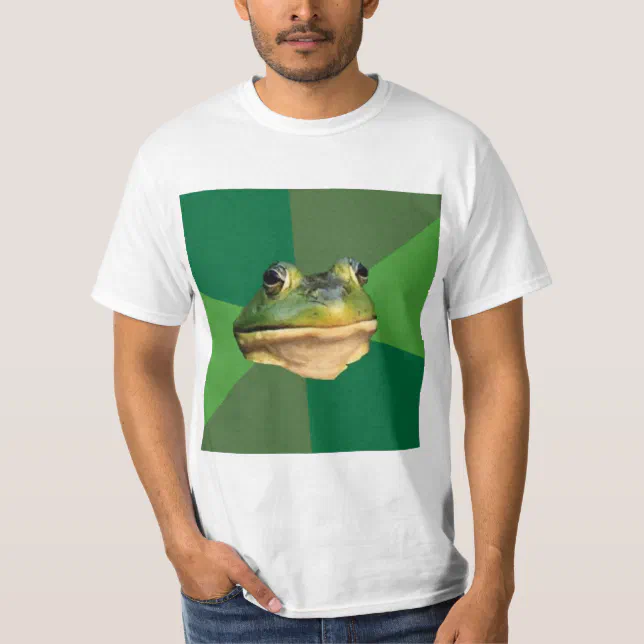 Foul Bachelor Frog Advice Animal Meme T-Shirt | Zazzle