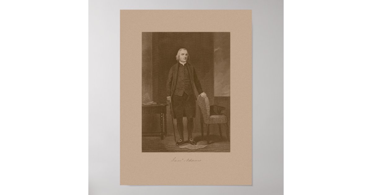 Founding Father Samuel Adams Poster | Zazzle
