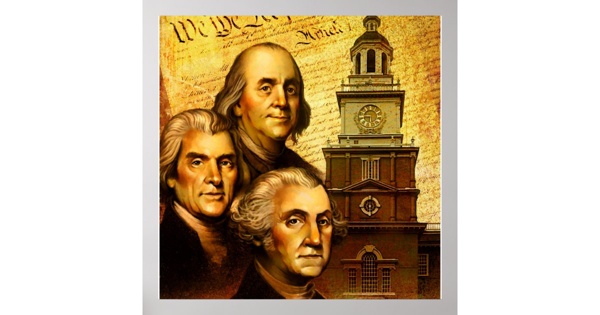 Founding Fathers Poster | Zazzle