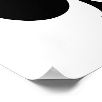 Four card suits poster | Zazzle