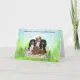 Four Cavalier King Charles Spaniels in Flowers Thank You Card | Zazzle