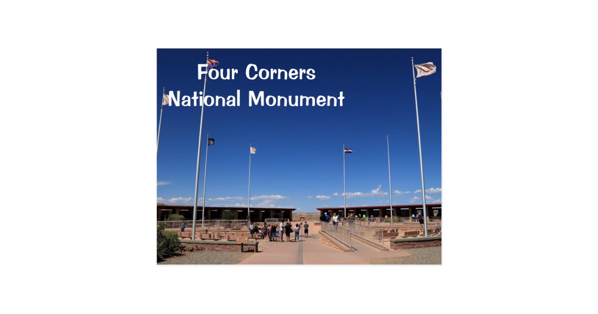 Four Corners National Monument Postcard | Zazzle.com