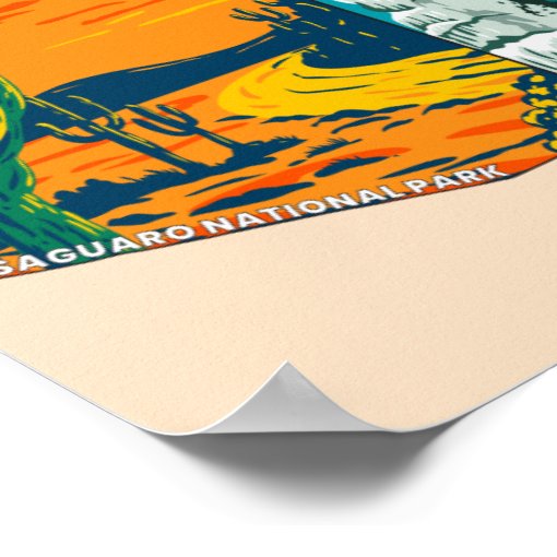 Four Corners National Monument with National Parks Poster | Zazzle