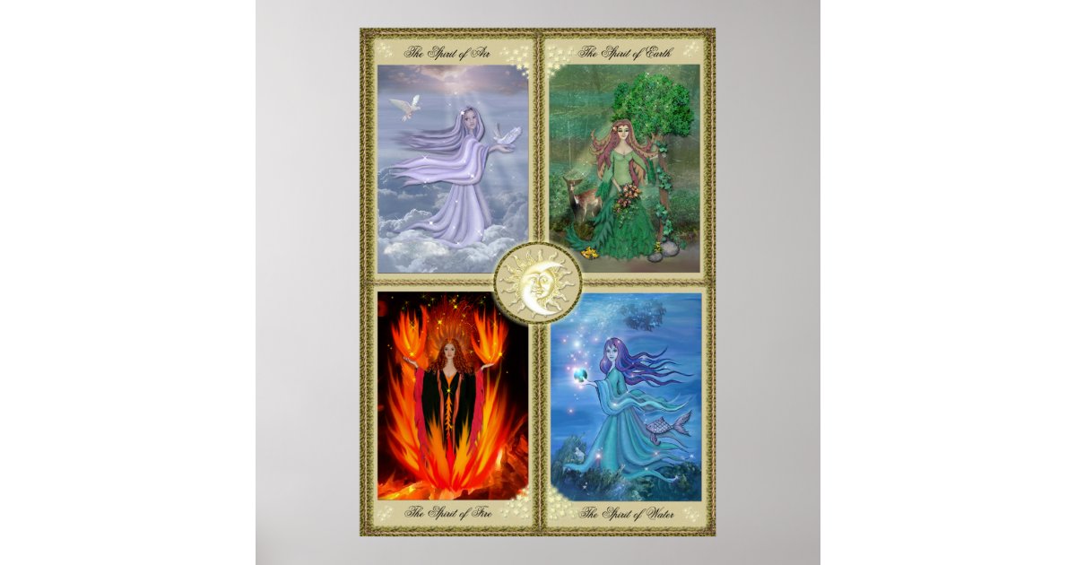 Four Elements Poster | Zazzle