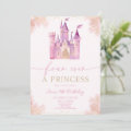 Four Ever A Princess Castle 4th Birthday Party Invitation | Zazzle