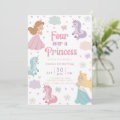 Four Ever Princess Invite. Forever a Princess & Un Invitation | Zazzle