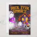 Four Ever Spooky - 4th Birthday Invitation | Zazzle