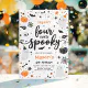 Four Ever Spooky Cute Halloween Ghost 4th Birthday Invitation | Zazzle