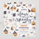 Four Ever Spooky Cute Halloween Ghost 4th Birthday Invitation | Zazzle