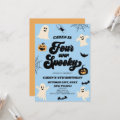 Four Ever Spooky Fourth 4th Birthday Party Invitation | Zazzle