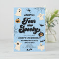 Four Ever Spooky Fourth 4th Birthday Party Invitation | Zazzle