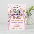 Four Ever Spooky Ghost Halloween 4th Birthday Invitation | Zazzle