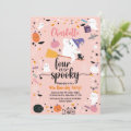 Four ever Spooky Girl 4th Birthday Halloween Party | Zazzle