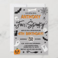 Four Ever Spooky! Halloween 4th Birthday Invitation | Zazzle