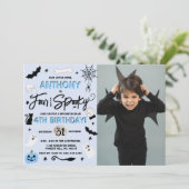 Four Ever Spooky! Halloween 4th Birthday Photo Invitation | Zazzle
