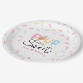 Four Ever Sweet Ice Cream 4th Birthday Party Paper Plates | Zazzle