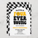 Four Ever Young Retro First 4th Birthday Party Invitation | Zazzle