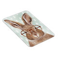 Four-Eyed Forester | Bunny Rabbit Magnet | Zazzle
