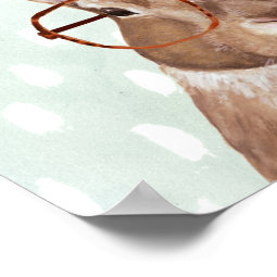 Four-Eyed Forester | Bunny Rabbit Poster | Zazzle