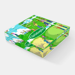Four Fun Golf Cartoons. Paperweight | Zazzle