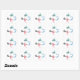Four Gods Square Sticker | Zazzle