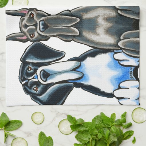 Four Great Danes Kitchen Towel | Zazzle