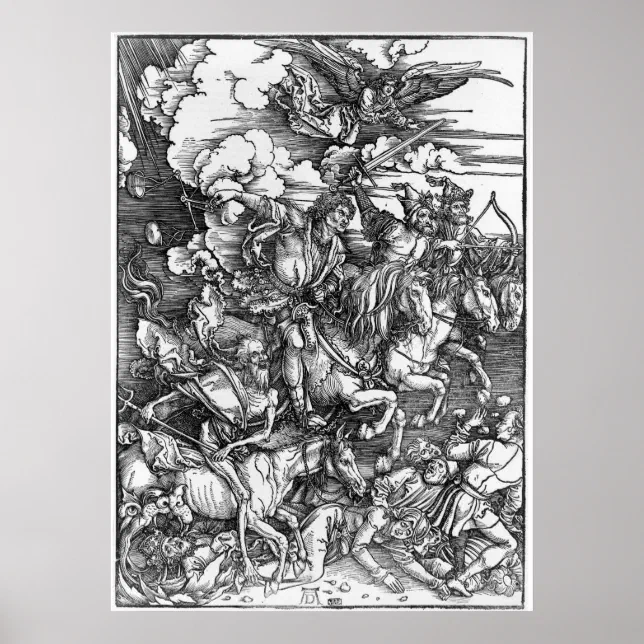 Four Horsemen of the Apocalypse - Albrecht Durer - Poster | Zazzle