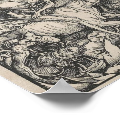 Four Horsemen of the Apocalypse by Durer Poster | Zazzle