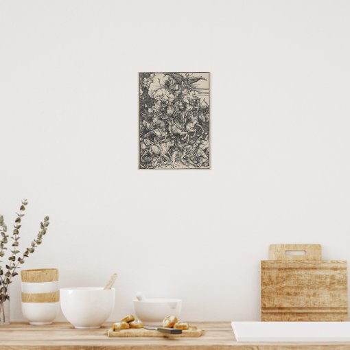 Four Horsemen of the Apocalypse by Durer Poster | Zazzle