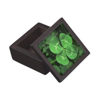 Four Leaf Clover Box, Gift Box or Keepsake Box | Zazzle