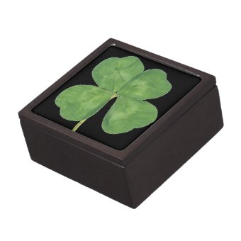 Four Leaf Clover Gift Box Trinket Box Jewelry Box | Zazzle
