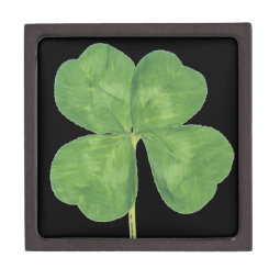 Four Leaf Clover Gift Box Trinket Box Jewelry Box | Zazzle