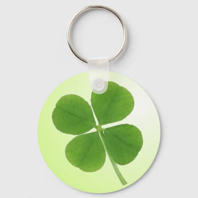 four leaf clover keychain | Zazzle