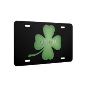 Four Leaf Clover Name License Plate | Zazzle