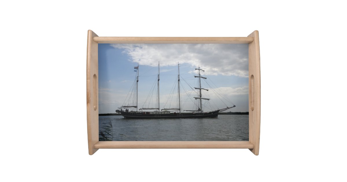 Four Master Ship Serving Tray | Zazzle