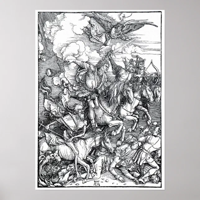 Four Riders of the Apocalypse - Albrecht Durer Poster | Zazzle