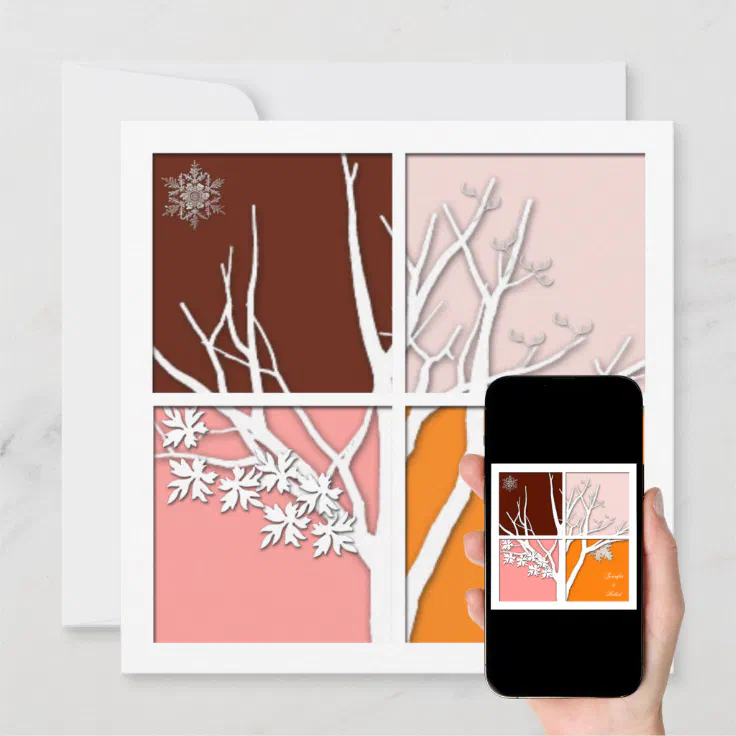 Four Seasons Invitation | Zazzle