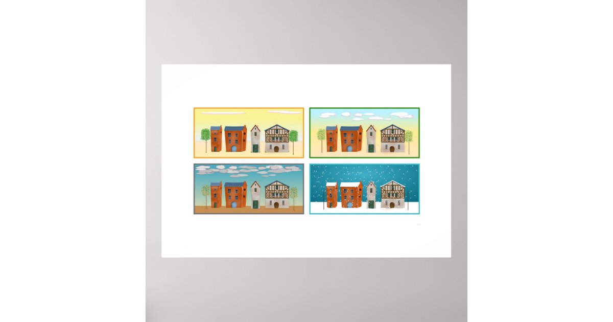 Four Seasons Poster | Zazzle