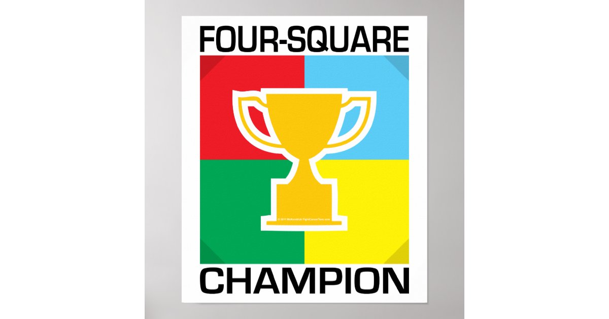 Four-Square Champion Poster | Zazzle