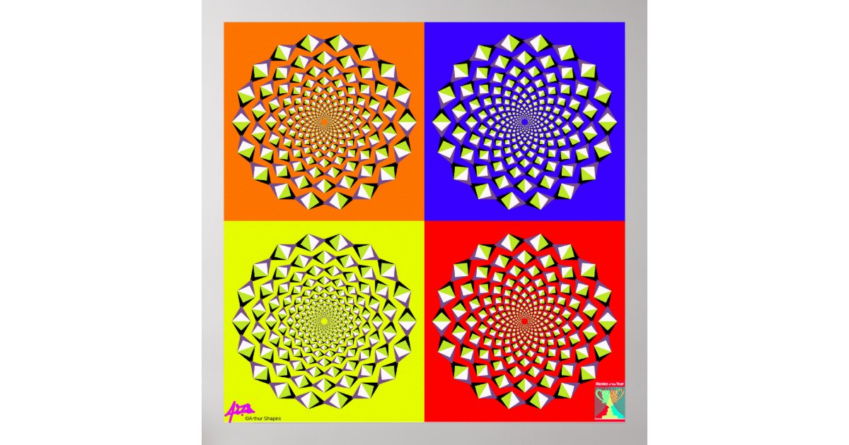 Four Squares Poster | Zazzle