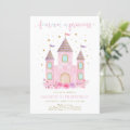 Fourever a Princess Pink Gold Floral Birthday Invitation | Zazzle