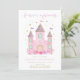 Fourever a Princess Pink Gold Floral Birthday Invitation | Zazzle