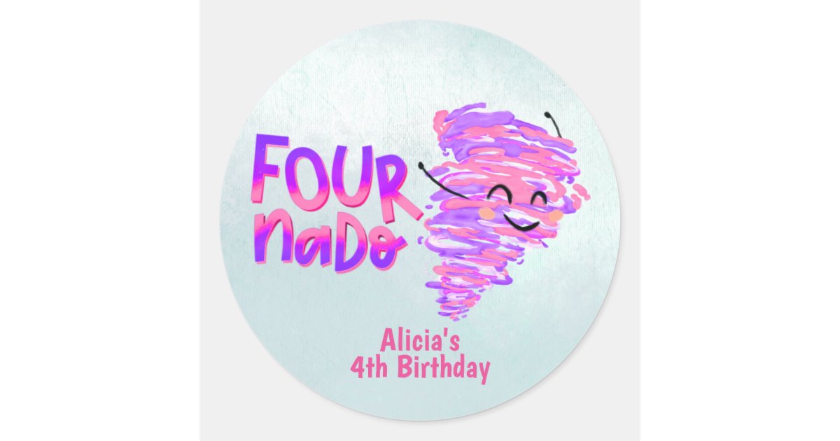 Fournado T-Shirt Classic Round Sticker | Zazzle