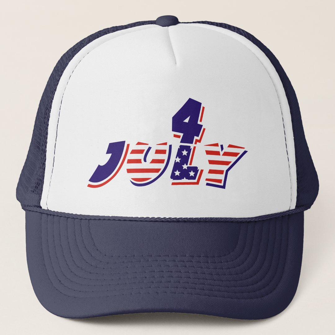 Fourth 4th Of July Hats | Zazzle