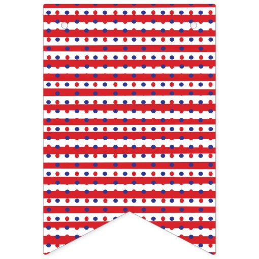 Fourth Of July Bunting Banner Flags Stars/Stripes | Zazzle