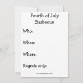 Fourth of July Humor Party Invitation | Zazzle
