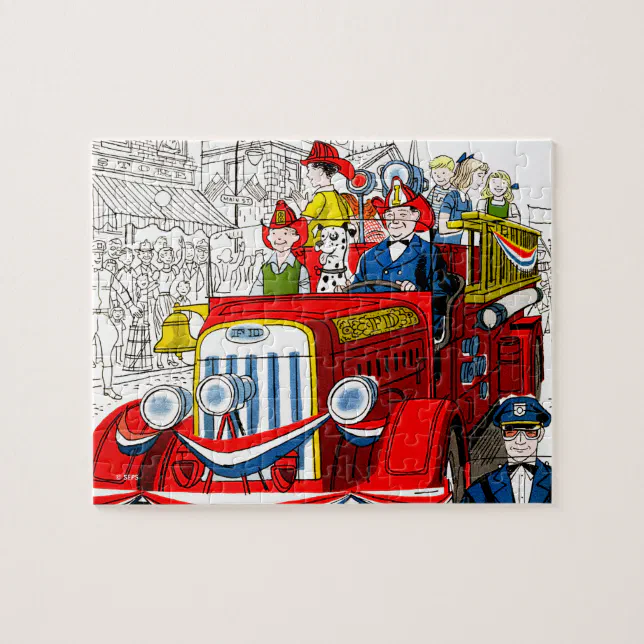 Fourth of July Parade Jigsaw Puzzle | Zazzle