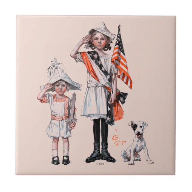 Fourth of July Tile | Zazzle