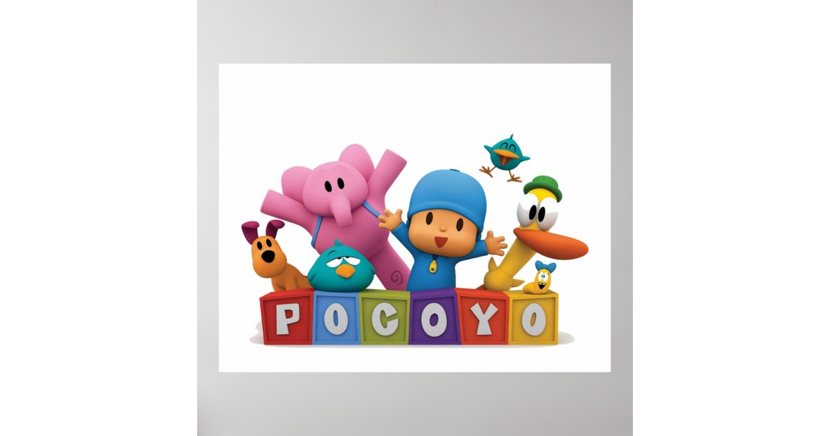 Fouryo Pocoyo Elly Pato TV 2019 Poster | Zazzle